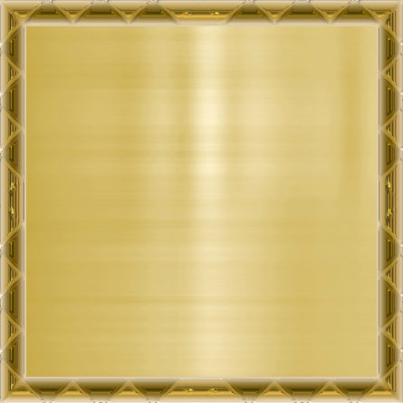 large gold metal background in frame