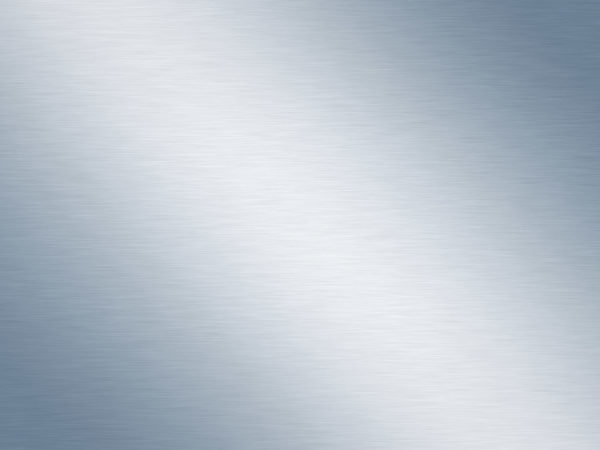 rendered polished and brushed steel