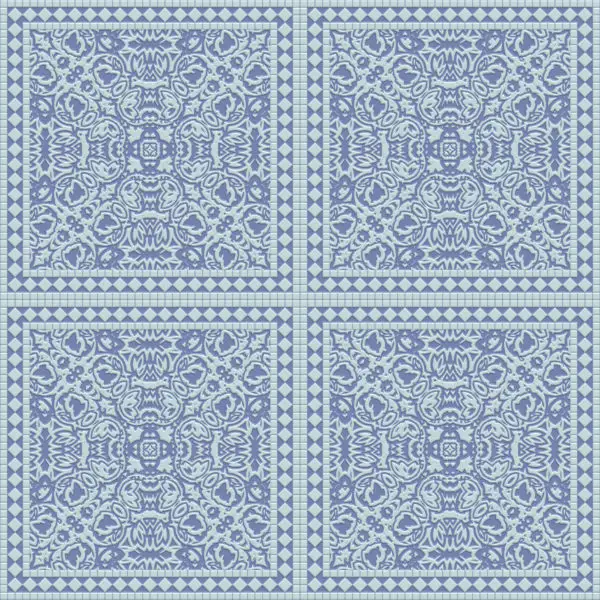 blue seamless kitchen tile patterned background texture