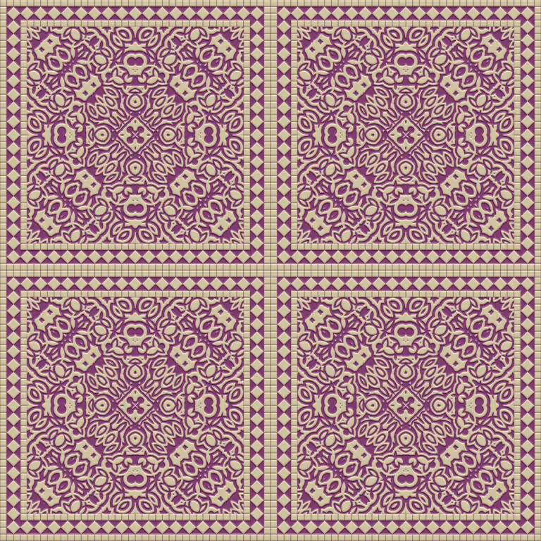 purple and cream generated seamless tile background texture