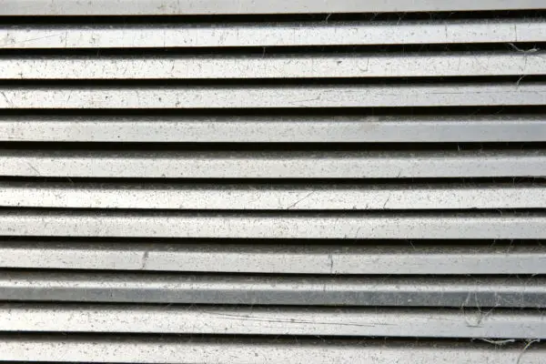 An old metal aluminum vent background texture
