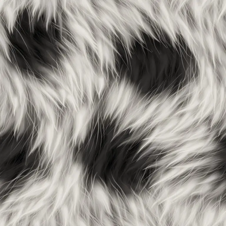 A seamless soft white fur texture